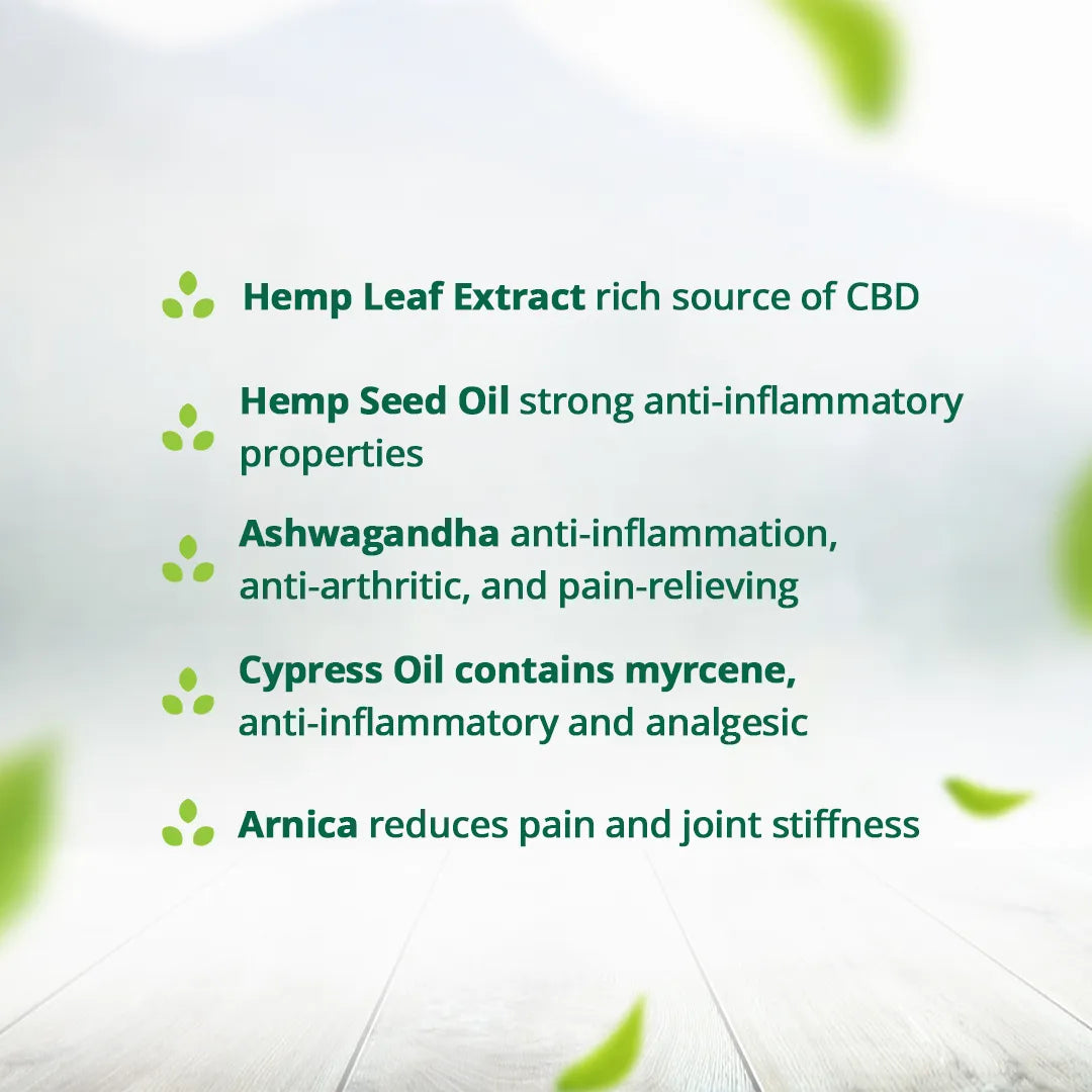 Hemp Arthritis Intense Relief Oil - 50ml – Hampa Wellness